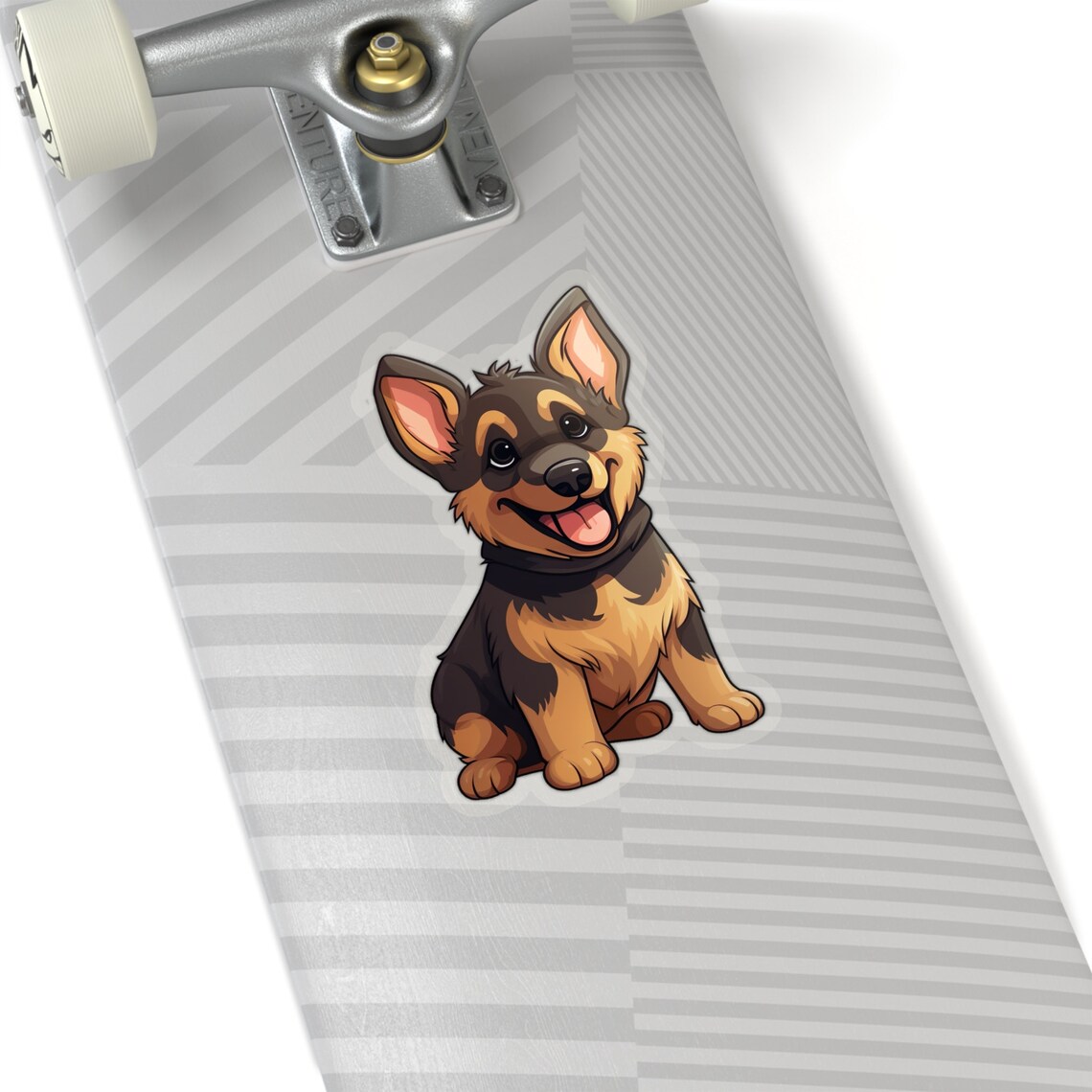 Cute German Shepherd Puppy Sticker Compact Vinyl Decal for Laptop, Kindle, Hydroflask Perfect ...