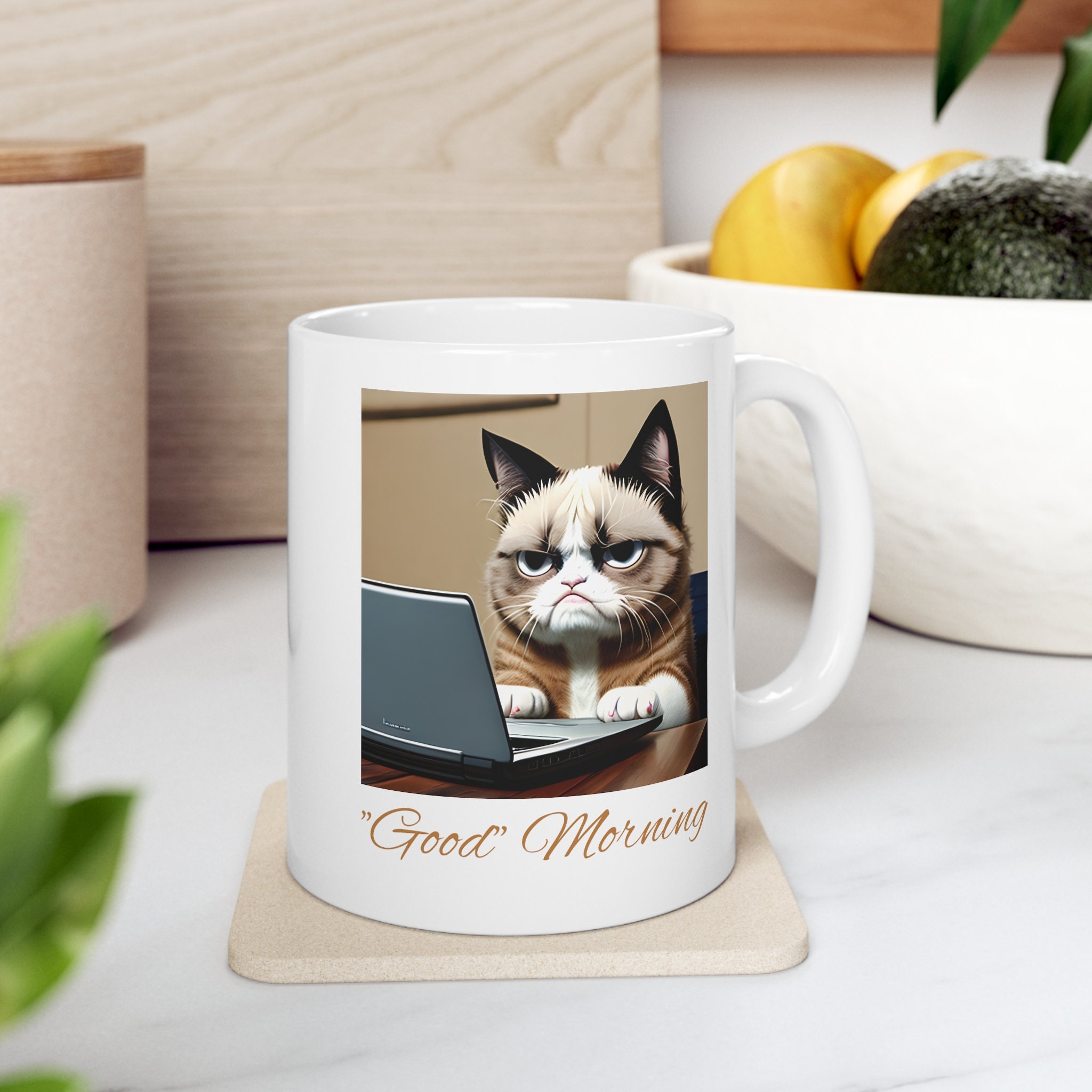 Grumpy Cat Mug Good Morning