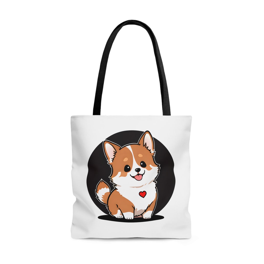 Corgi Tote Bag, Corgi Bag, Tote Bag, Corgi Lover, Corgi Dad, Gift for ...