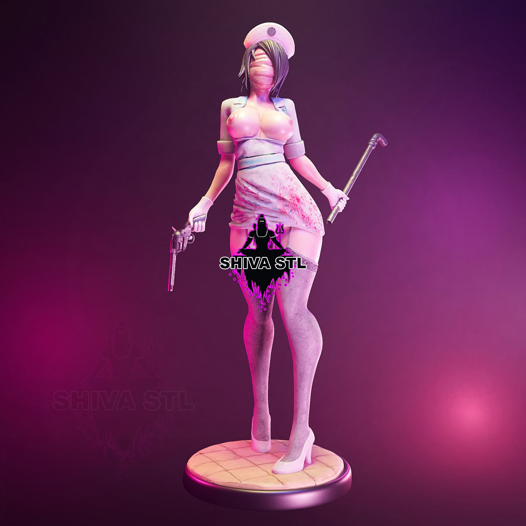 Silent Hill Nurse NSFW 3D STL Model Figure Silent Hill Nurse - Etsy Singapore
