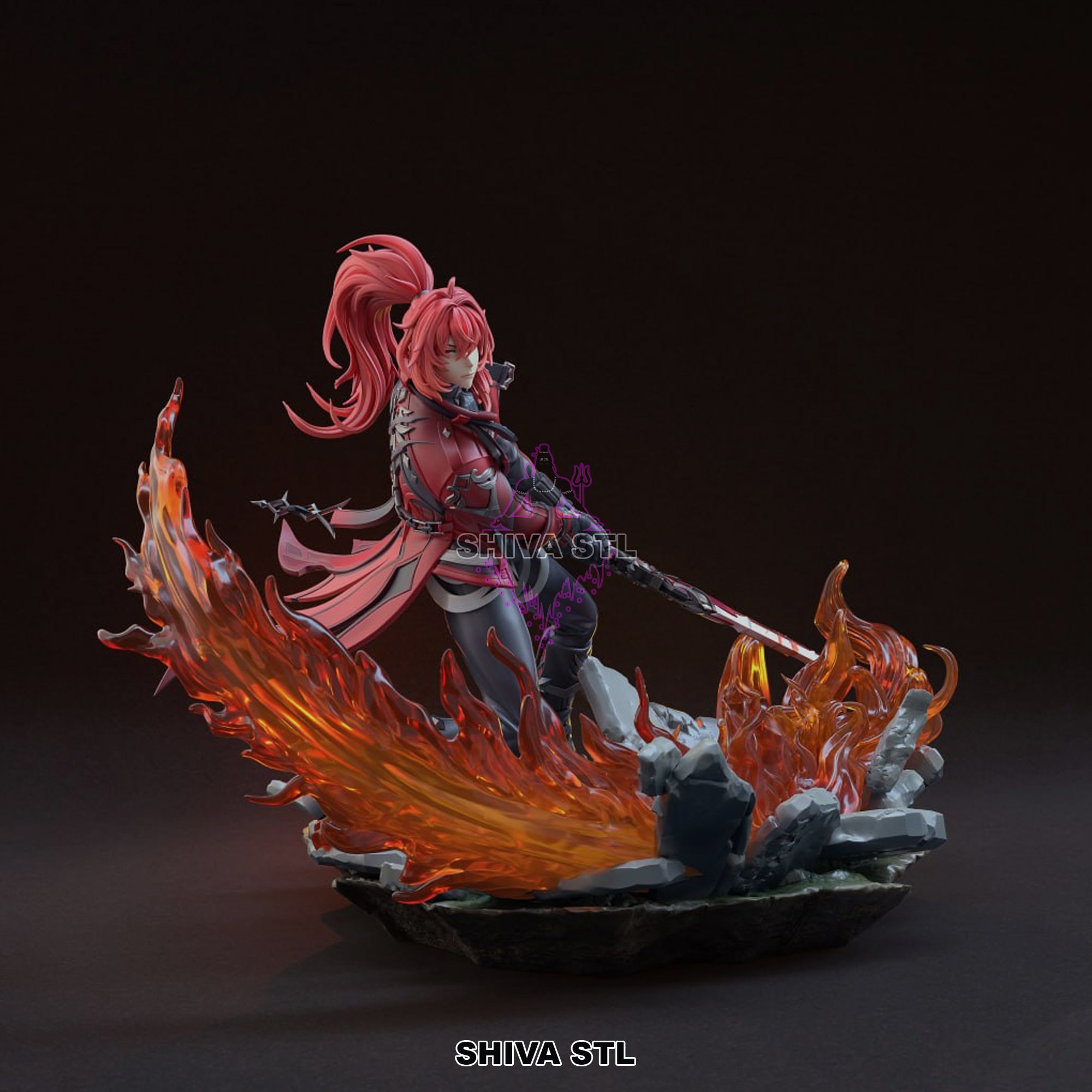 Genshin Impact: Diluc Figure STL Model for 3D Printing Diluc - Etsy