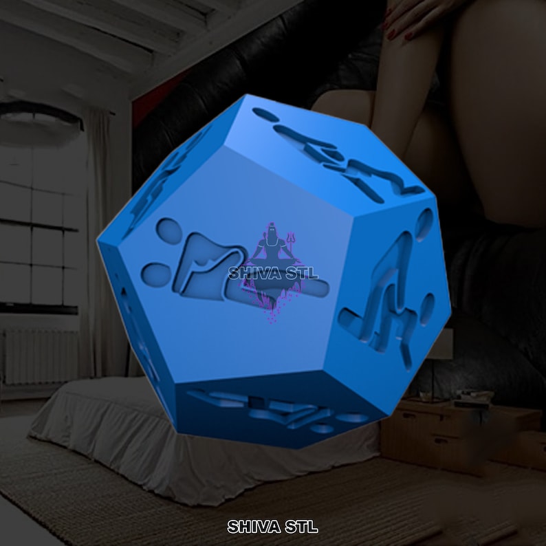 Sex Dice 3d Model Stl Sex Positions Dice Stl For 3d Printing Etsy Uk