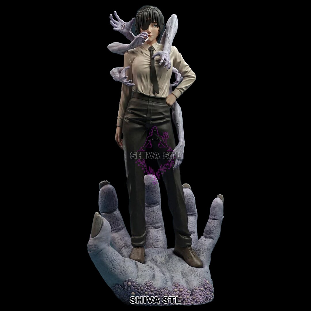 The Creature Woman in Hand Diorama STL Horror STL Figure Horror Diorama ...