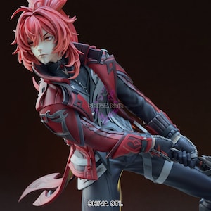 Genshin Impact: Diluc Figure STL Model for 3D Printing Diluc Figure ...