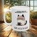 Funny Cat Coffee Mug EEFFOC is Coffee Spelled Backwards, Grumpy in the ...