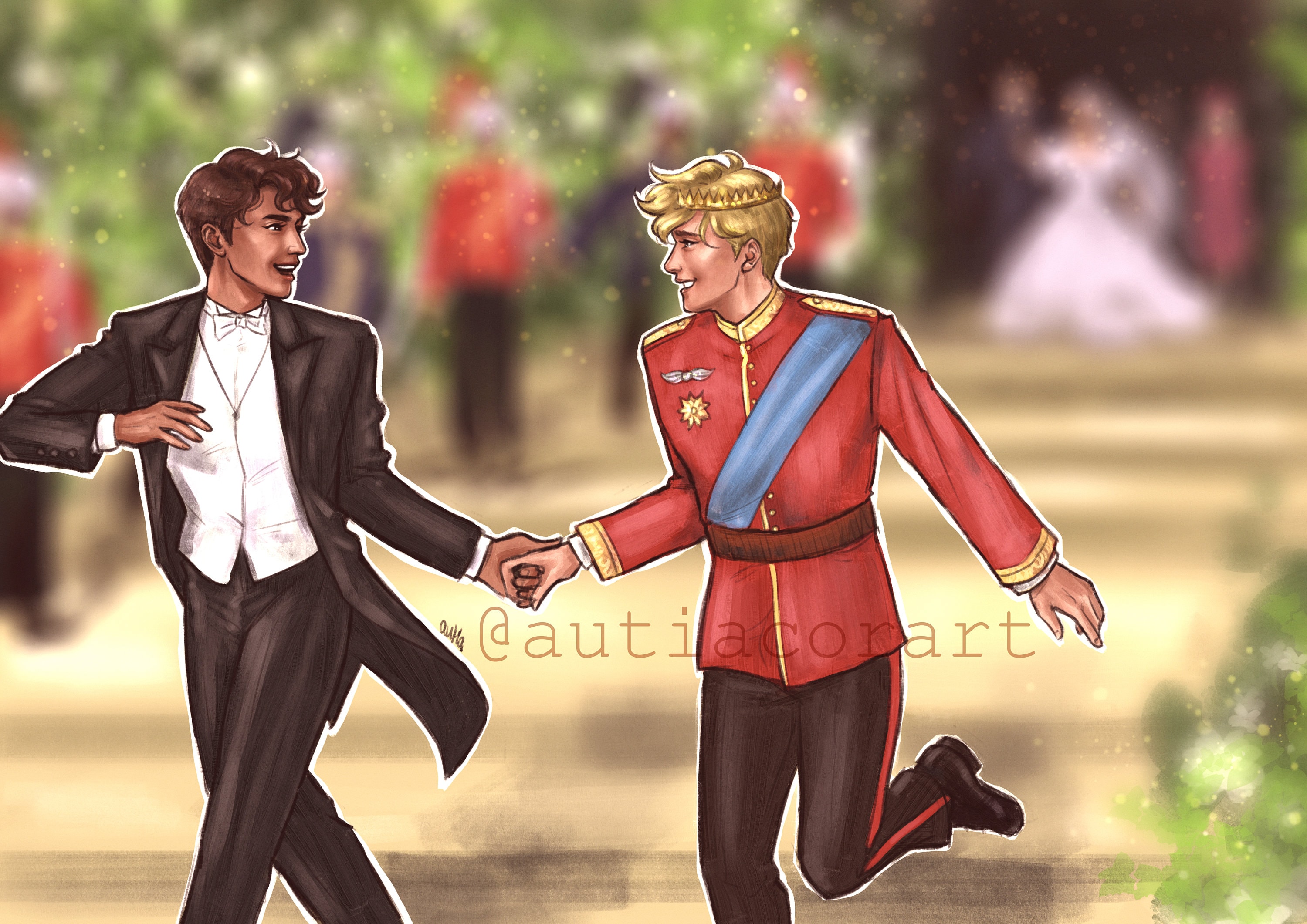 Alex and Henry A4 Art Print, Red White & Royal Blue Fanart - Etsy