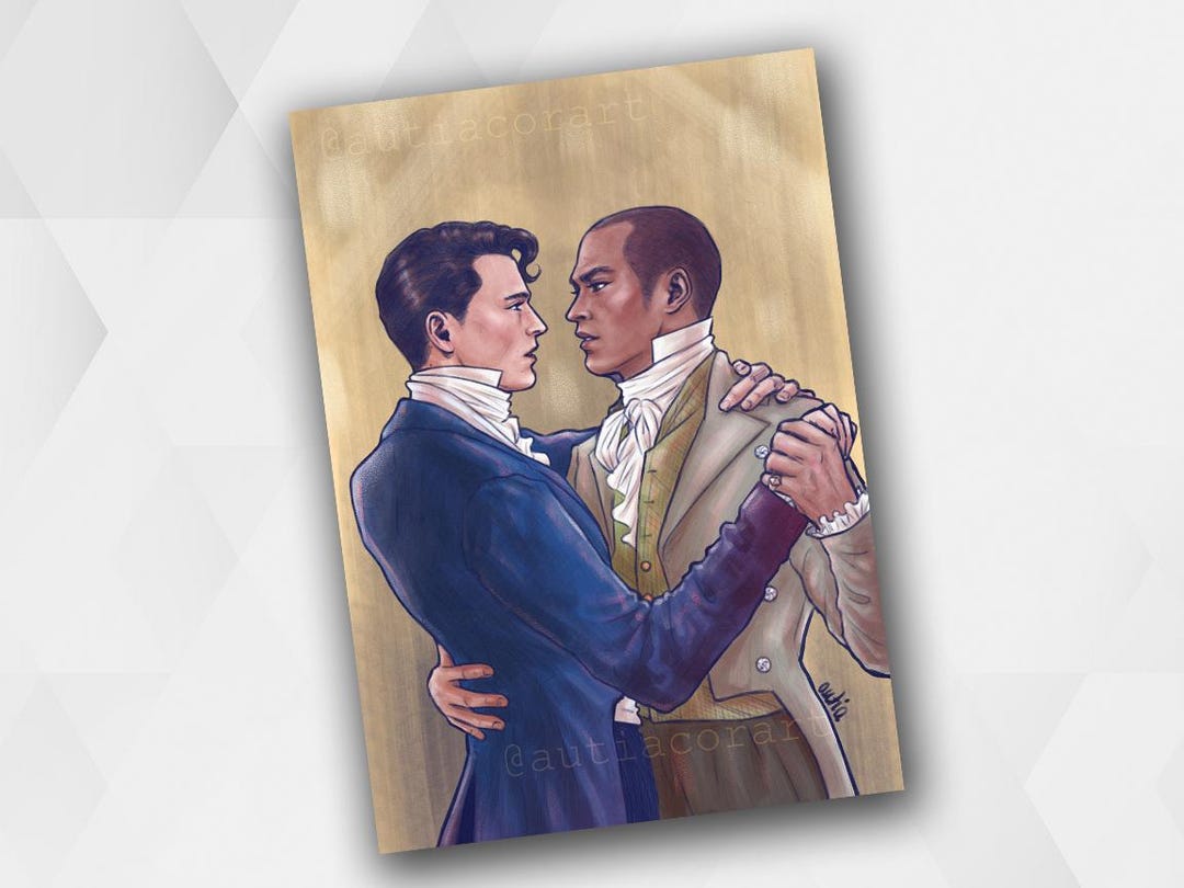 RK1K A4 Art Print, Connor X Markus, Detroit Become Human, Vintage ...