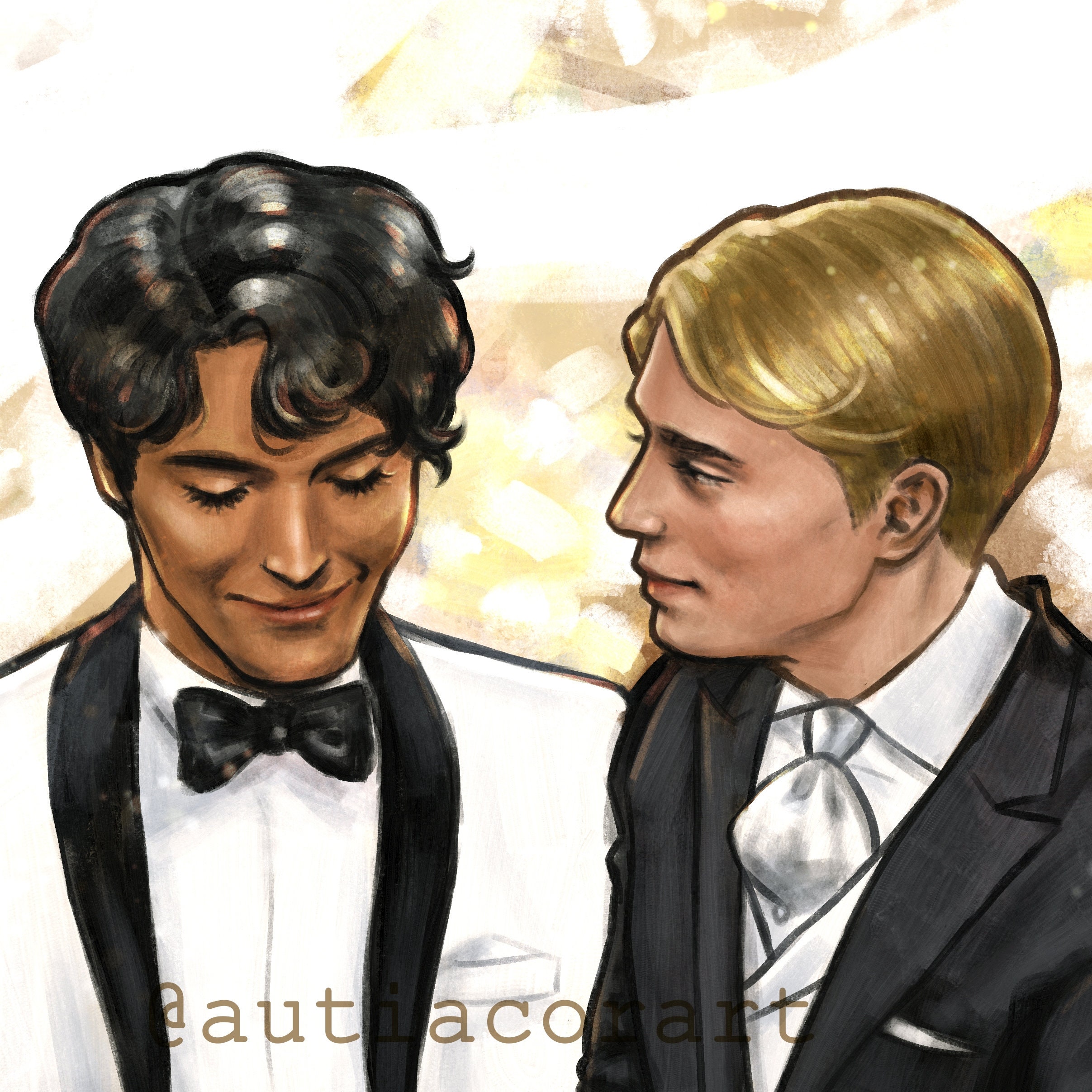 Alex and Henry A4 Art Print, Red White & Royal Blue Fanart - Etsy