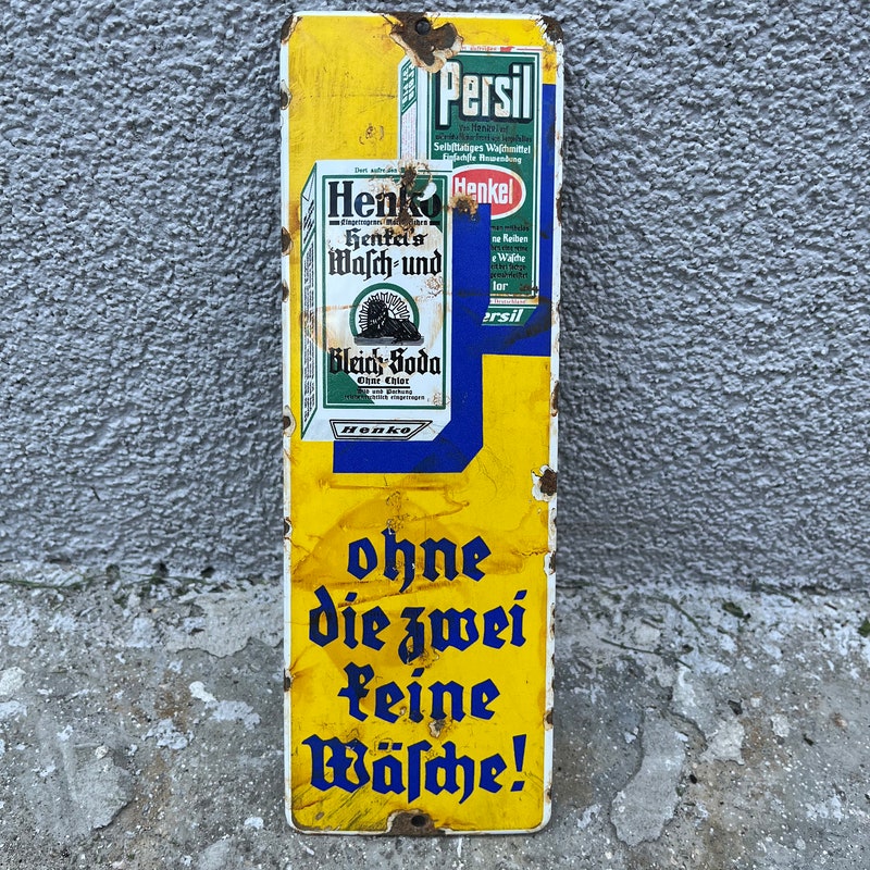 Vintage Enamel Sign - Etsy