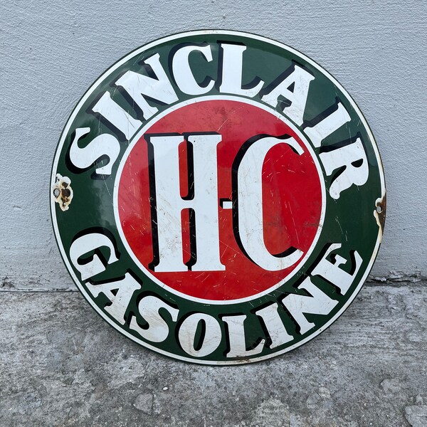 Vintage Sinclair Sign - Etsy