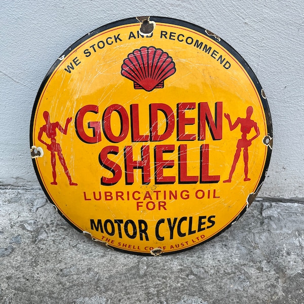 Vintage Enamel Sign - Etsy