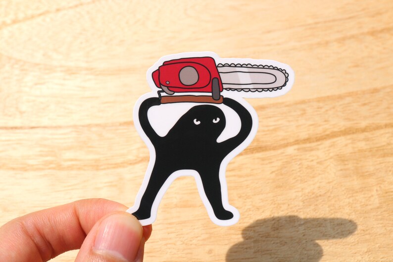 Cursed Cat Meme Stickers, Murder Cat, Chaos Danger Cat, Let It Burn ...