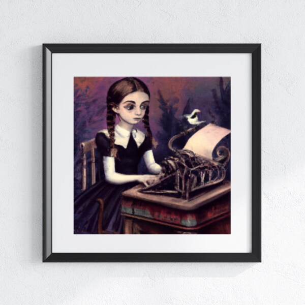 Wednesday Typewriter - Etsy