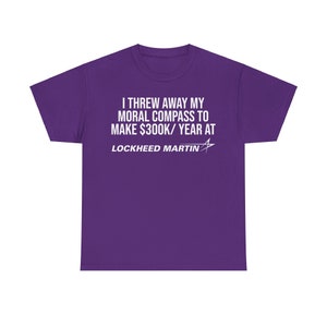 Lockheed Martin Anti War Funny T-shirt Unisex Heavy Cotton Tee - Etsy