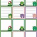 12 Cute Kawaii Froggy Downloadable Printable Digital Note Pad 1x1 Print ...
