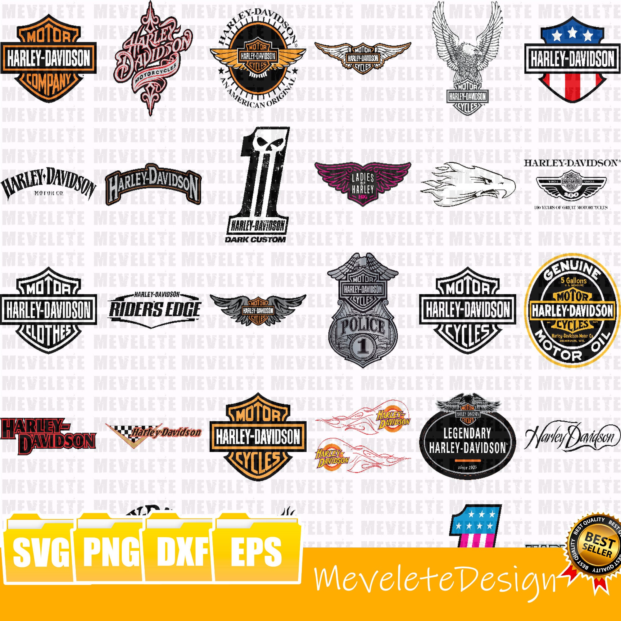 Harley Davidson Svg File Set SVG Bundle LAYERED Cricut - Etsy Australia