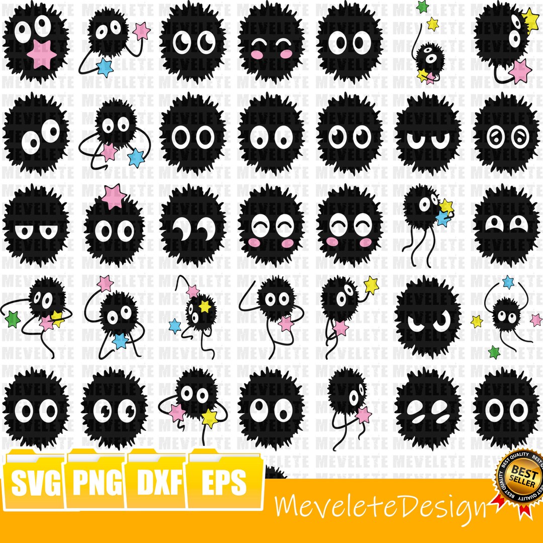 Sprites Svg File Set Svg Bundle Layered Cricut Filesinstant Etsy 6654