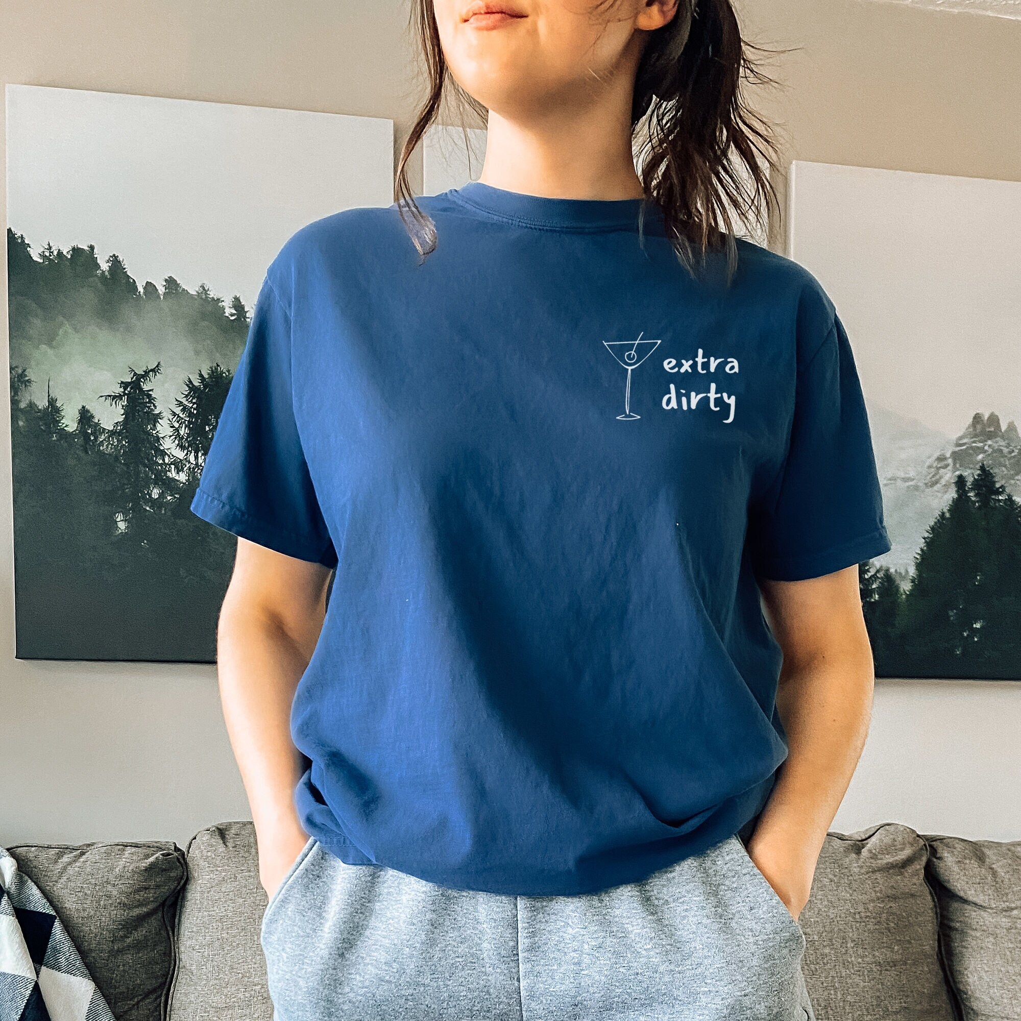 Extra Dirty Martini Shirt, Preppy Clothes, Coquette Clothing, Coquette ...