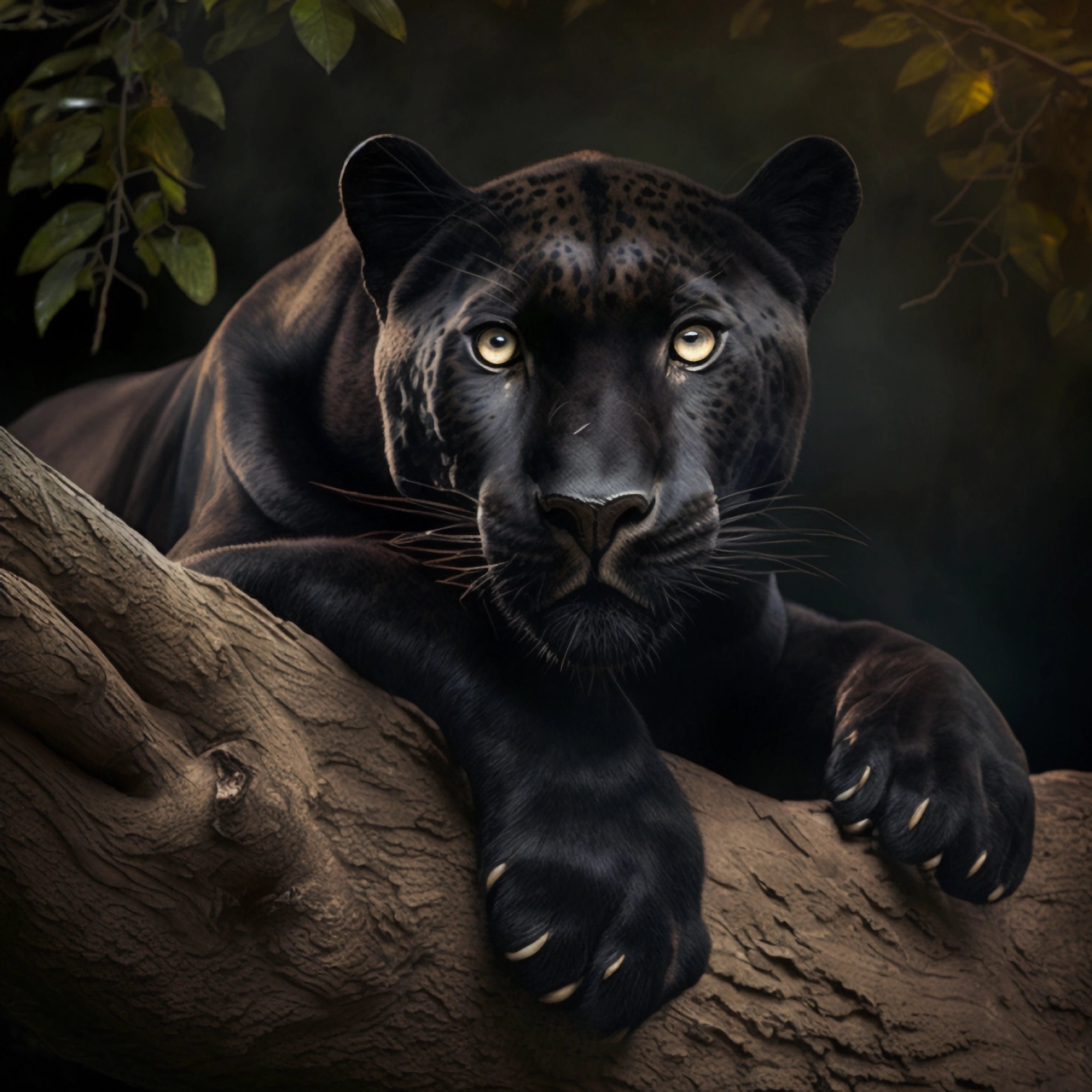 Black Panther Wall Art Animal Art Print Canvas Wall Art Animals Wall Decor Housewarming Gift ...