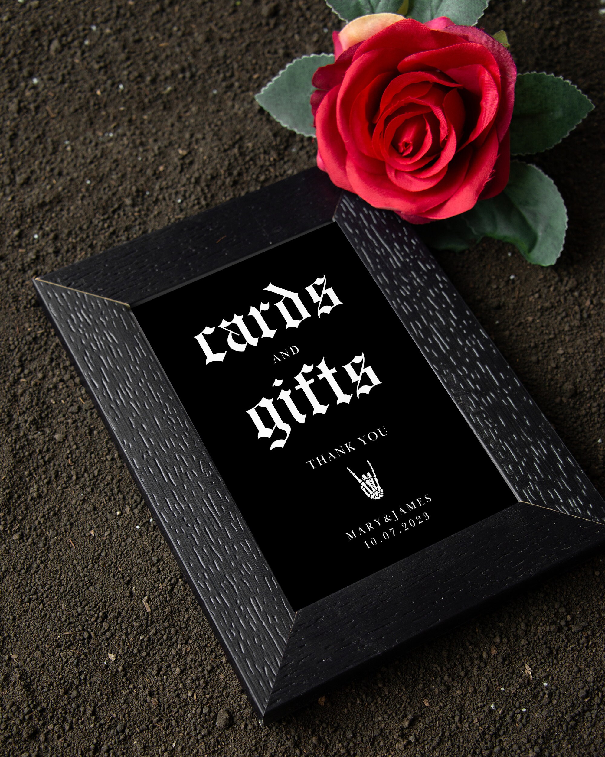 Gothic Wedding Sign Bundle Halloween Wedding Signs Gothic - Etsy