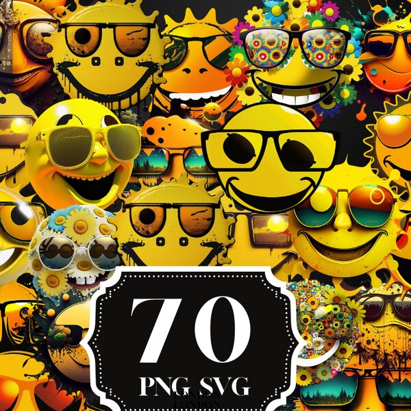 Smiley Face Rave Png - Etsy New Zealand