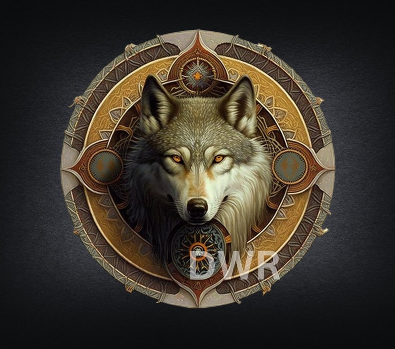 Wolf Clipart Bundle Mystical Wolf Witches Wolf Gothic Occult - Etsy