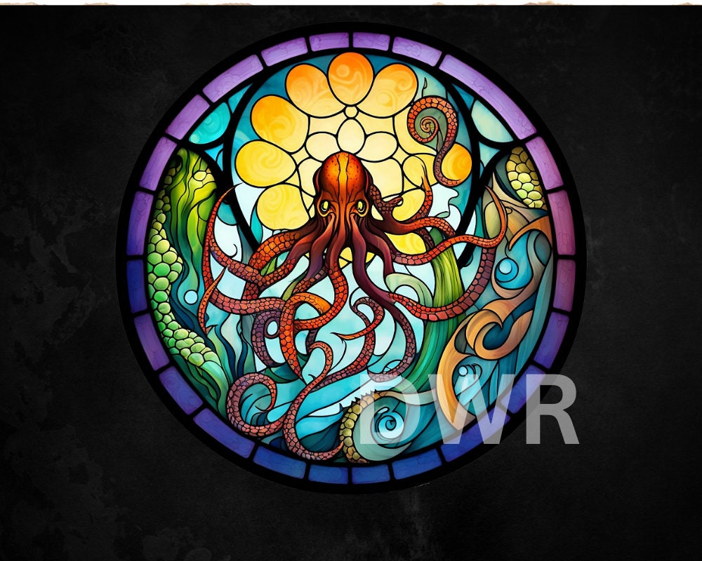 Psychedelic Octopus Clipart Octopus Png Sea Illustrations Ocean Theme ...