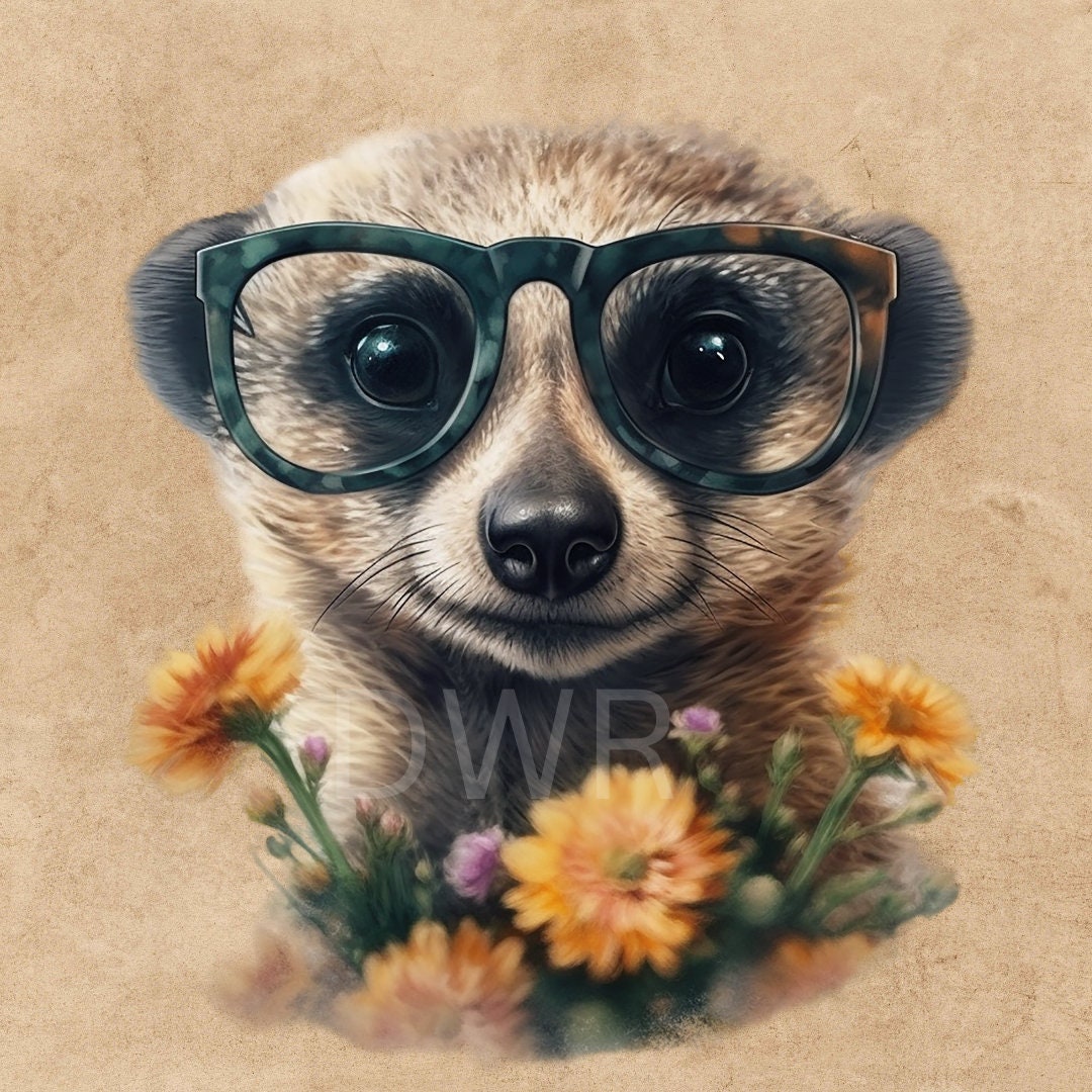 Meerkat Clip Art Bundle, Funny Suricate Designs, Digital Crafting ...