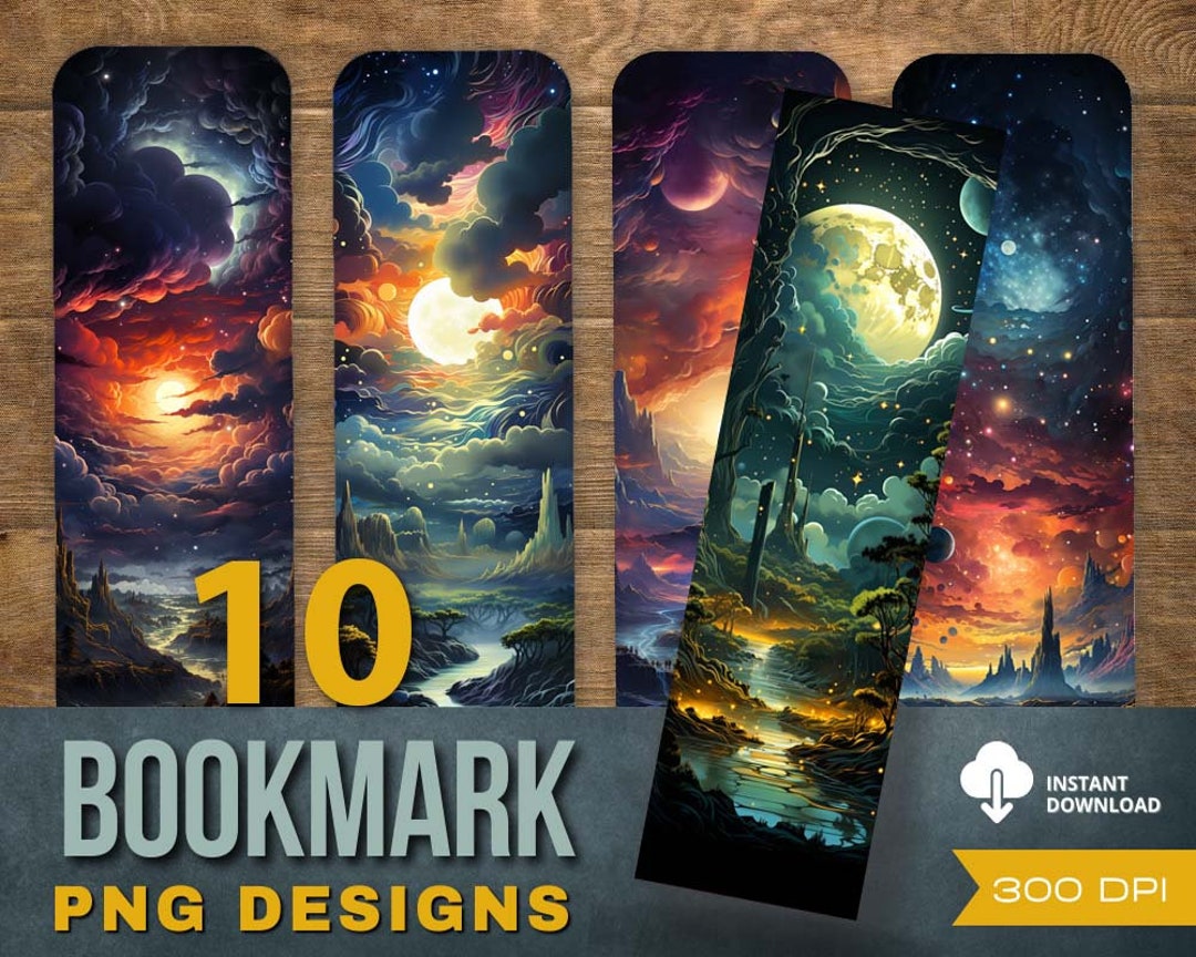 Mystical River Printable Bookmarks Digital Download JPG PNG Bookmark ...