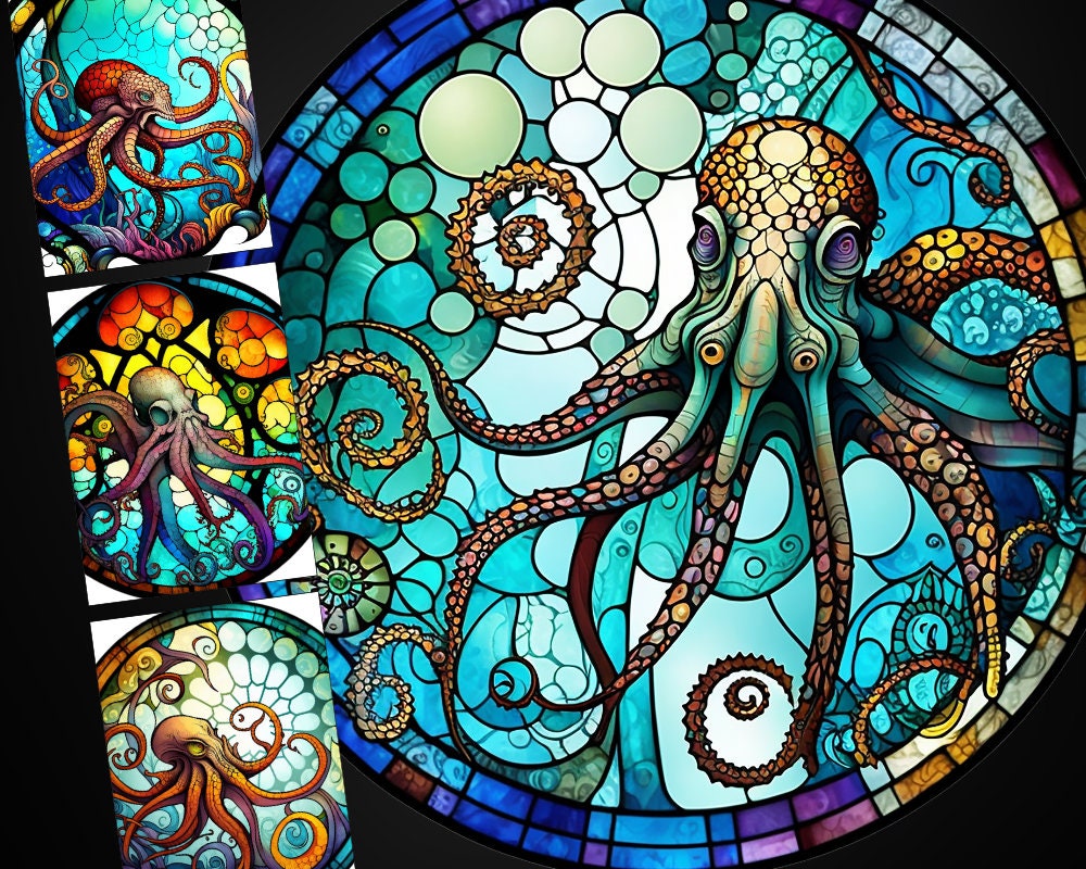 Psychedelic Octopus Clipart Octopus Png Sea Illustrations Ocean Theme ...