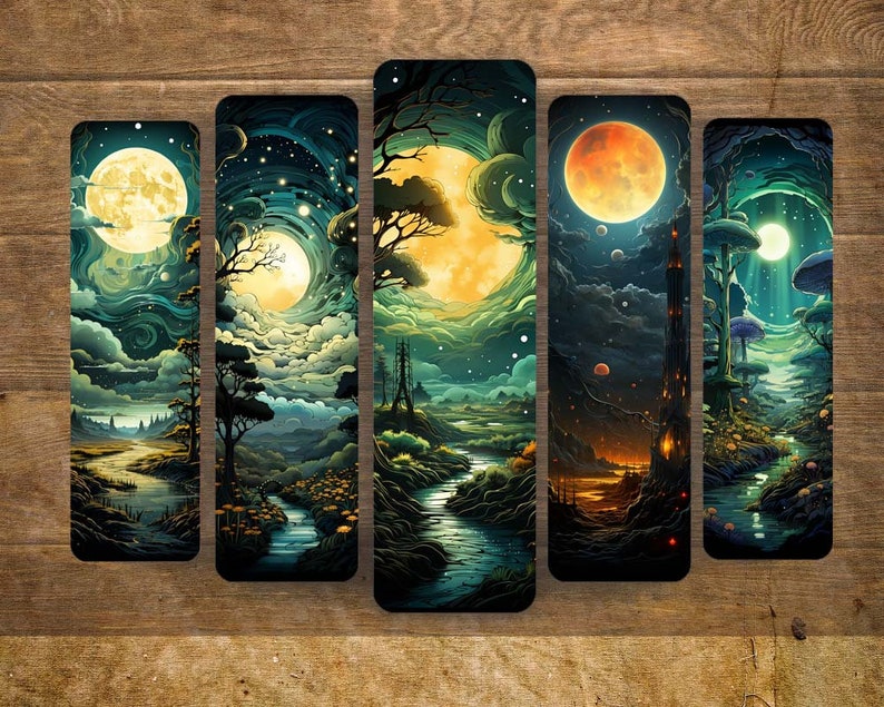 Mystical River Printable Bookmarks Digital Download JPG PNG Bookmark ...