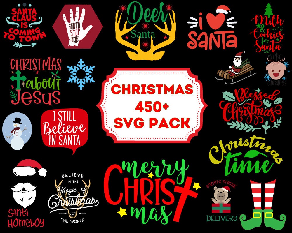 Christmas Quotes Clipart Collection Festive Holiday Graphics - Etsy