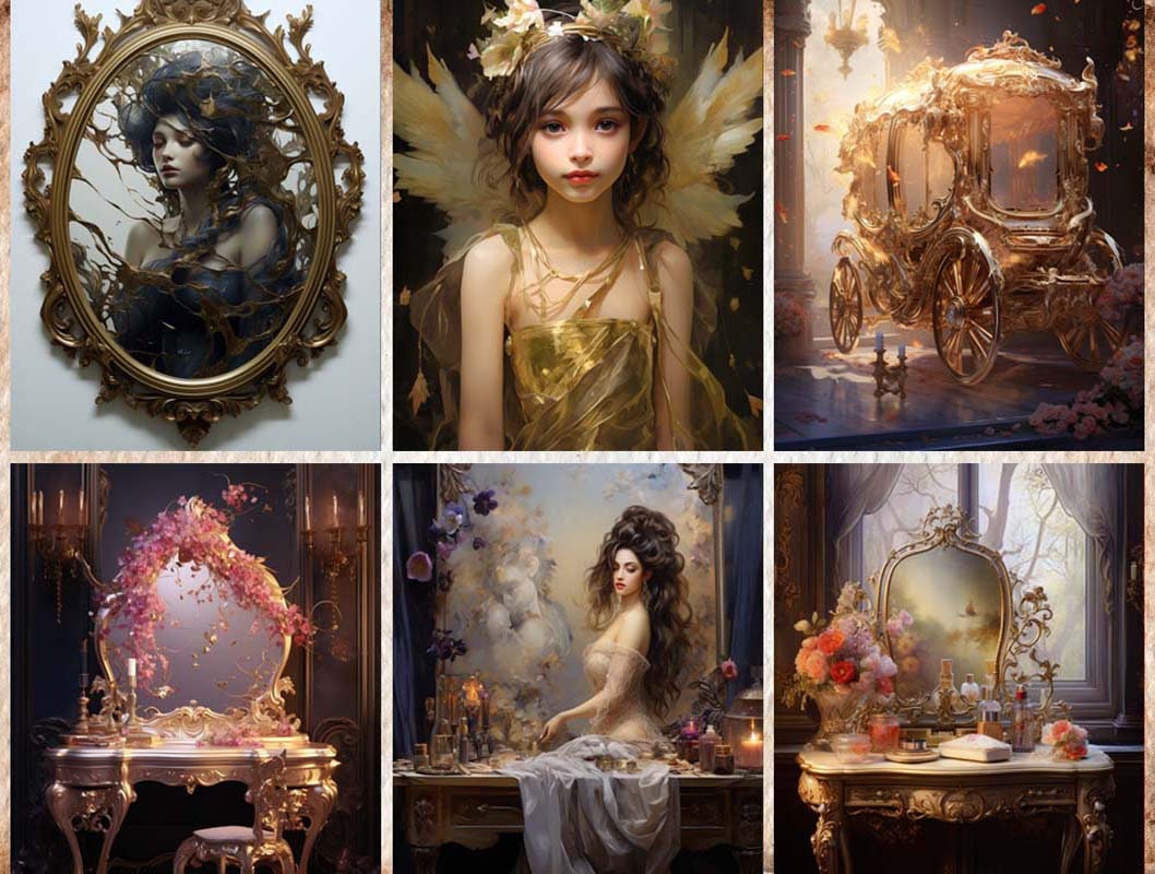 Fantasy Printable Art Fairyland Junk Journal Kit Botanical Magic Palace ...