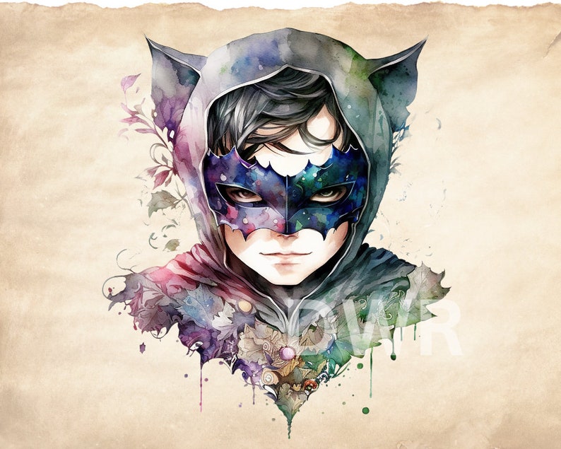 Mask Fairy Witch, Pixie Printablesl Fairy Kit, Fairy Seasons Collection ...