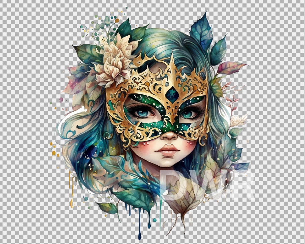 Mask Fairy Witch, Pixie Printablesl Fairy Kit, Fairy Seasons Collection ...