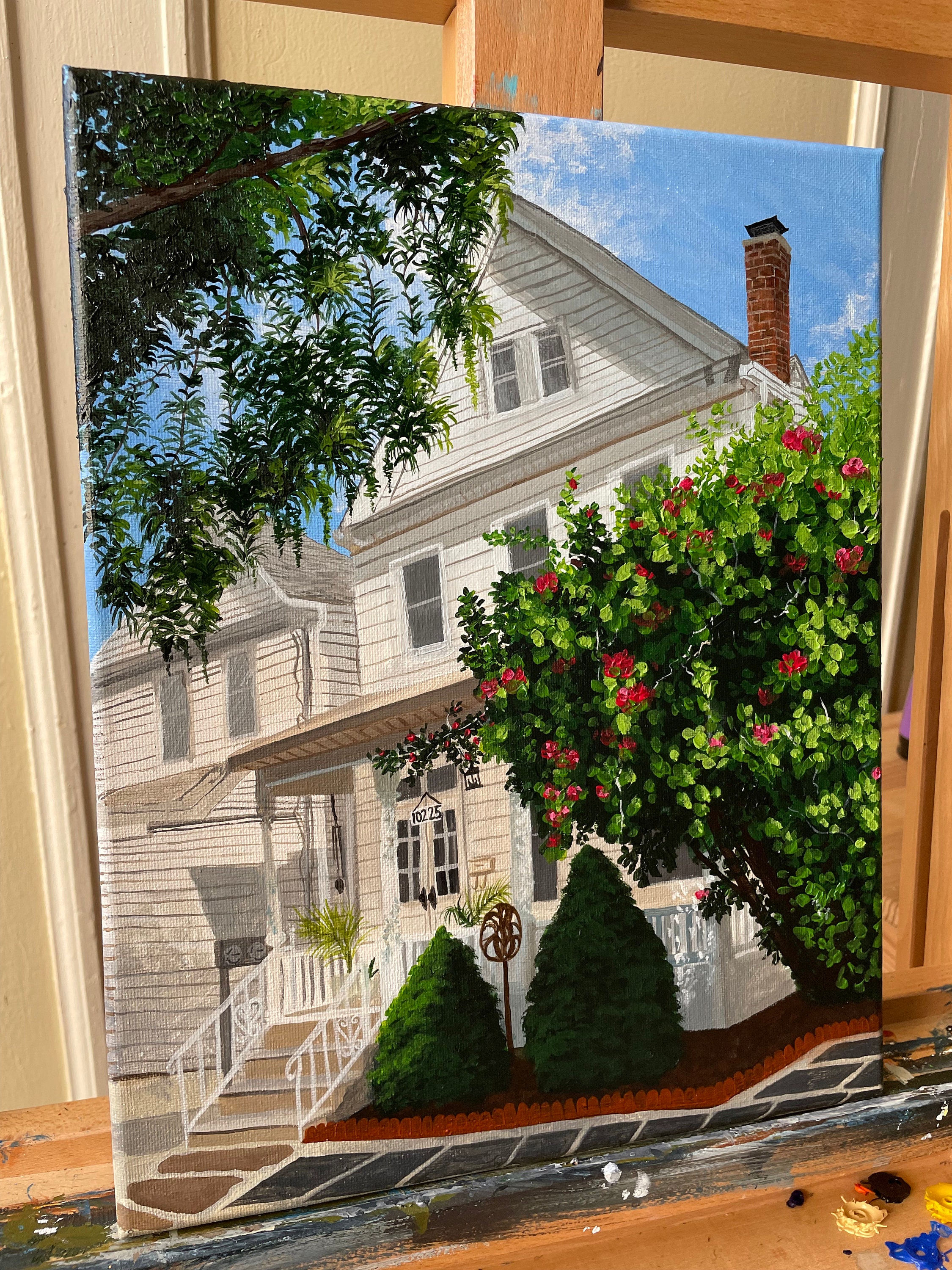 Custom Landscape Acrylic Painting (COMMISSION) - Etsy