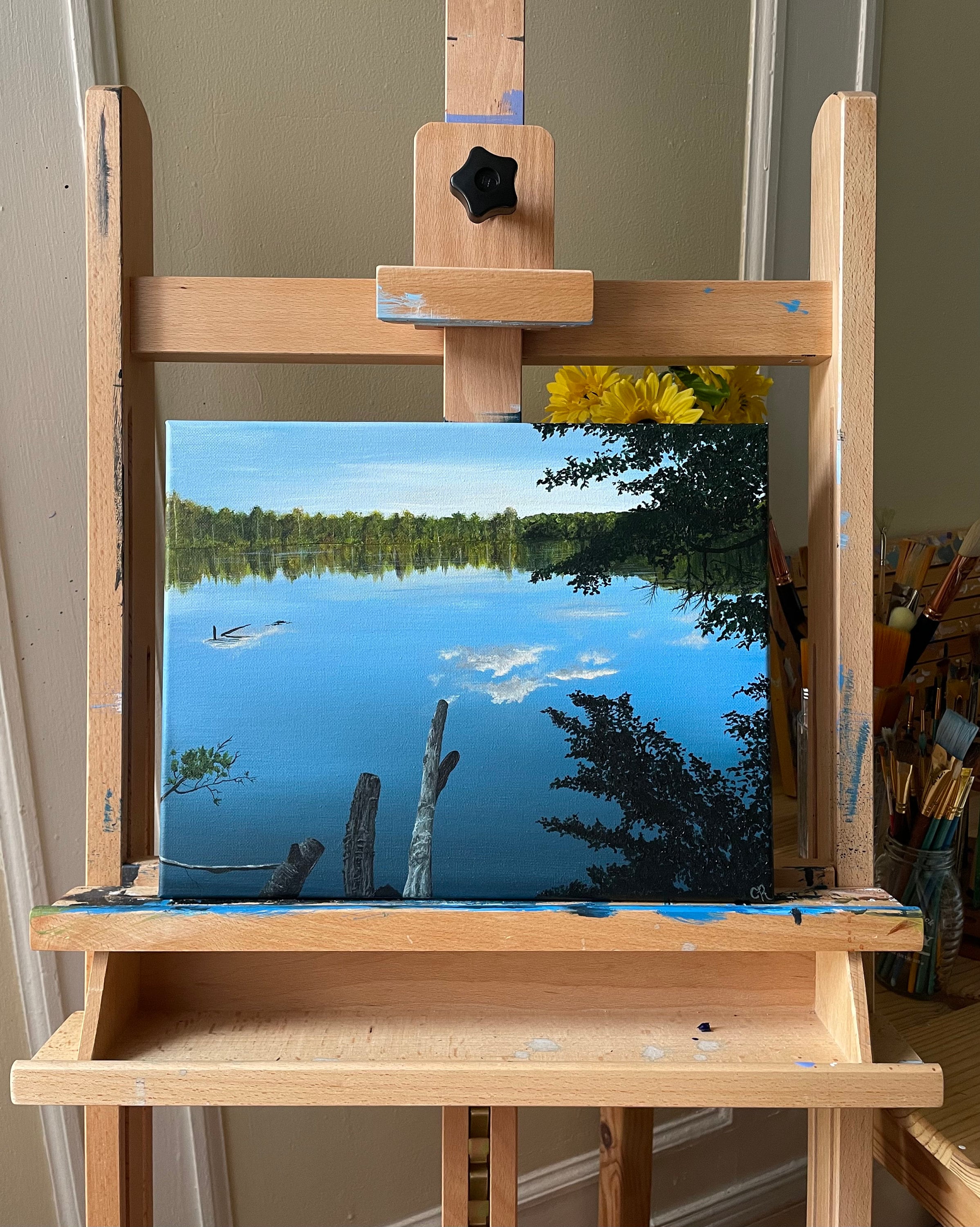 Custom Landscape Acrylic Painting (COMMISSION) - Etsy