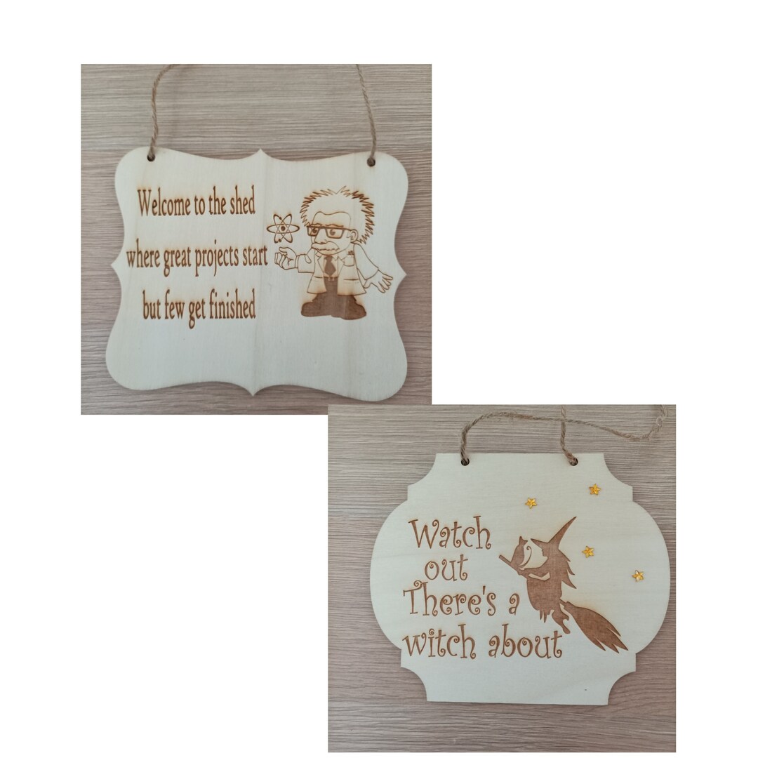 Laser Cut Wooden Signs. - Etsy