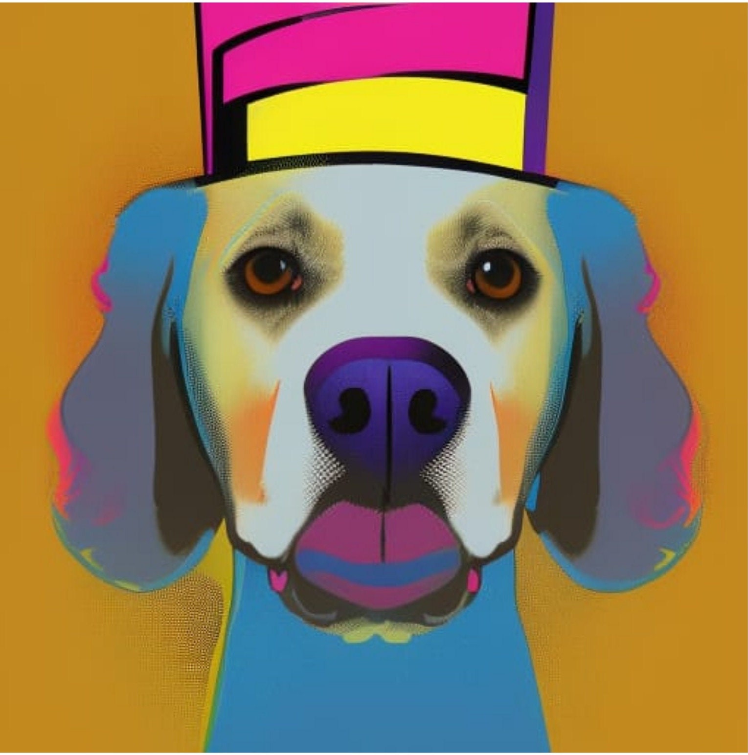 POP ART: Cool Funky Dogs - Etsy