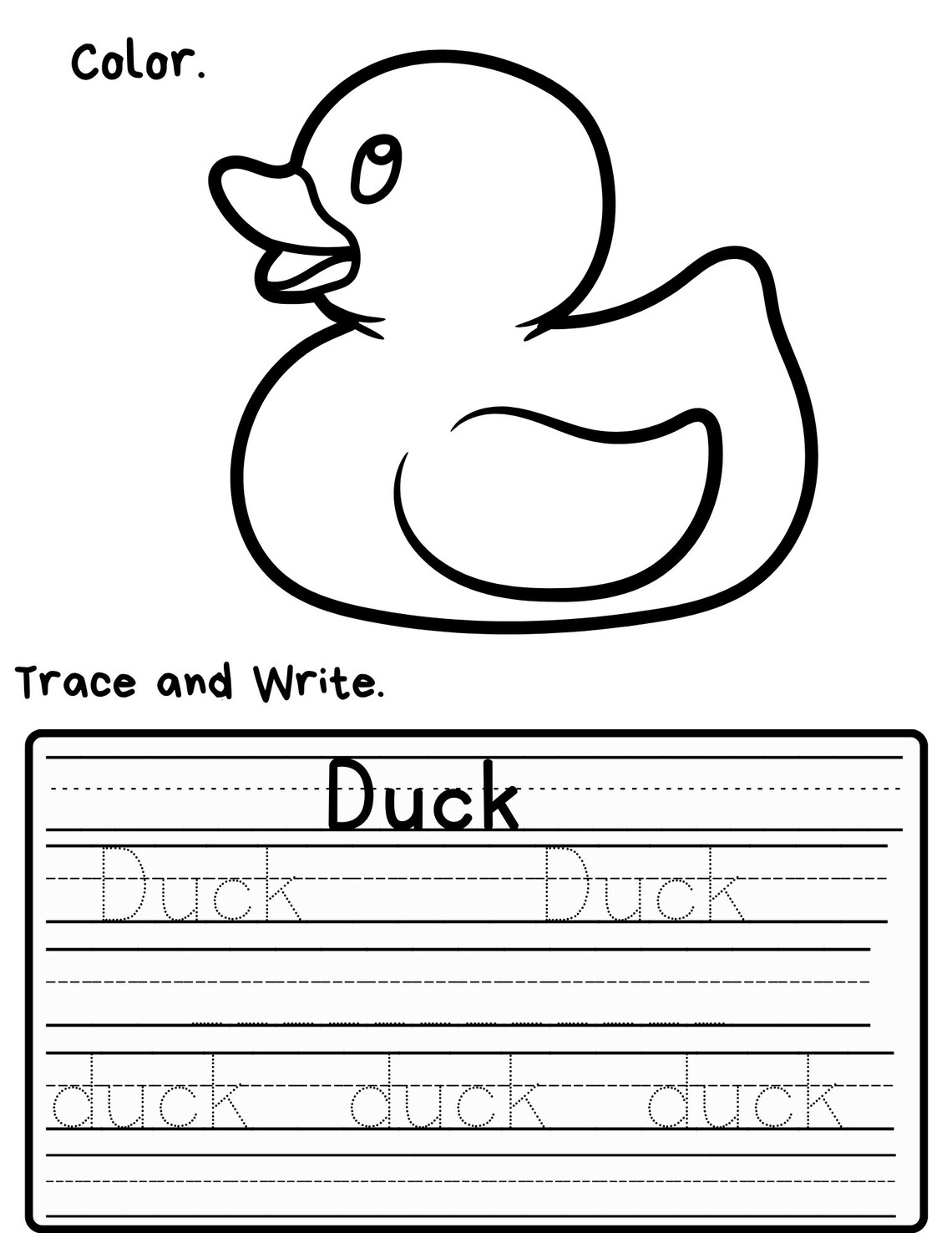 THE LETTER D PACKET for Toddlers, Preschoolers, Kindergarteners ...