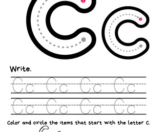 Handwriting for Early Learners - Etsy
