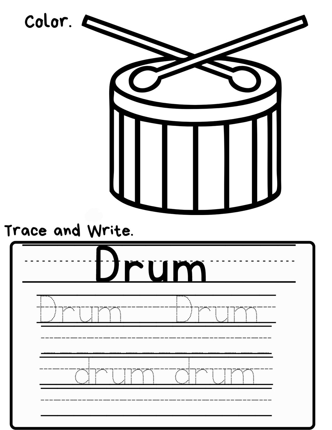 THE LETTER D PACKET for Toddlers, Preschoolers, Kindergarteners ...