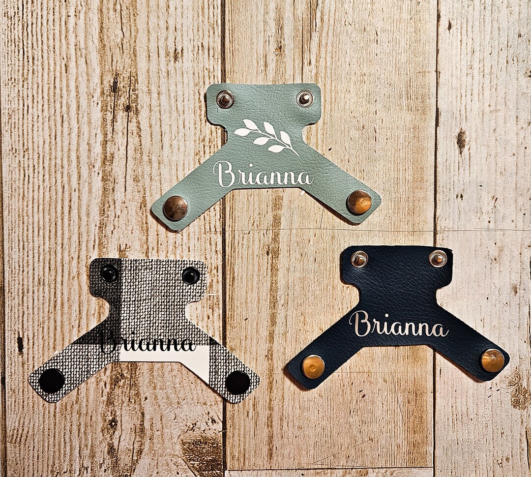 Personalized Faux Leather Stethoscope Name Tags - Etsy