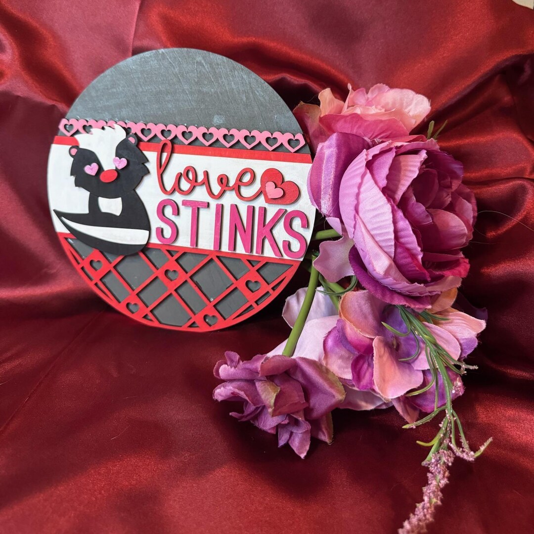Love Stinks Sign - Etsy