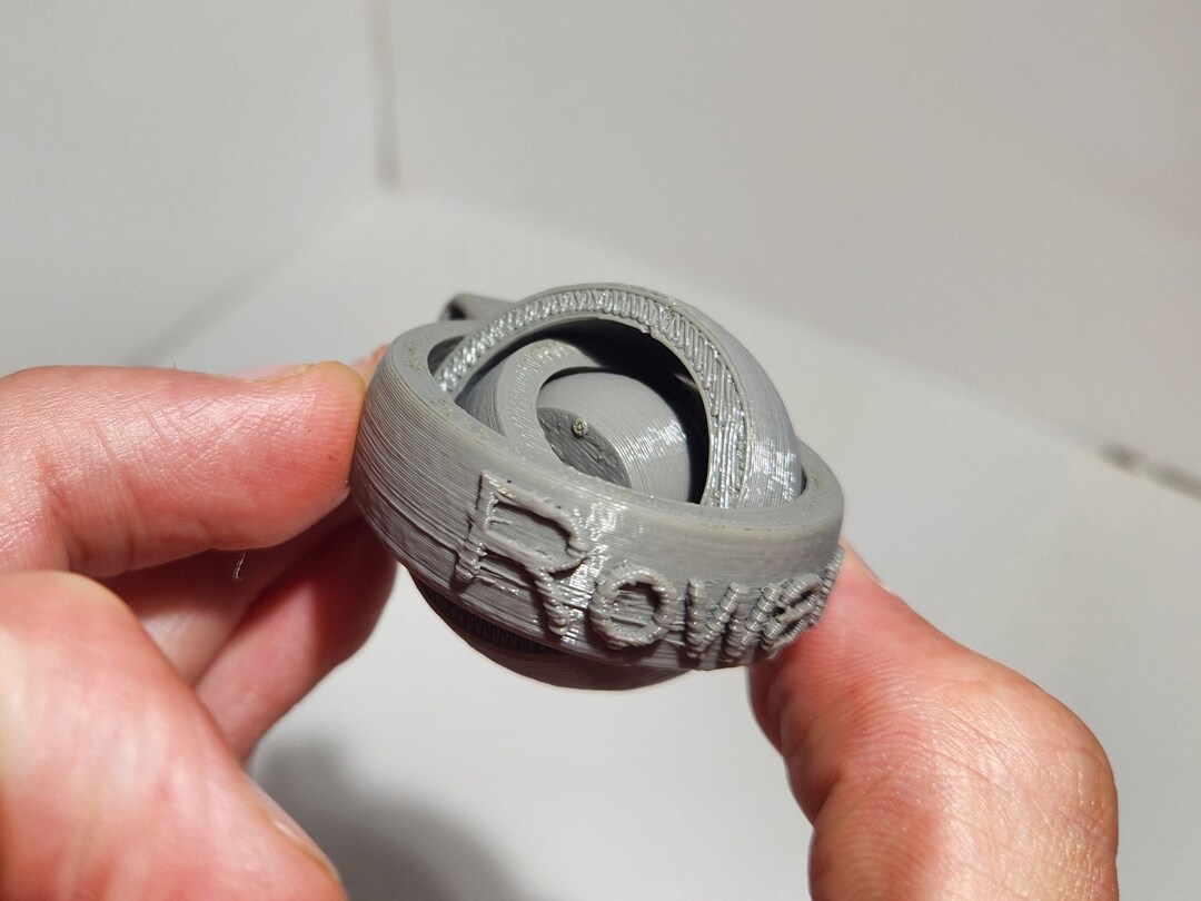 Personalized 3d-printed Fidget Toy Gyroscope: Print It With - Etsy