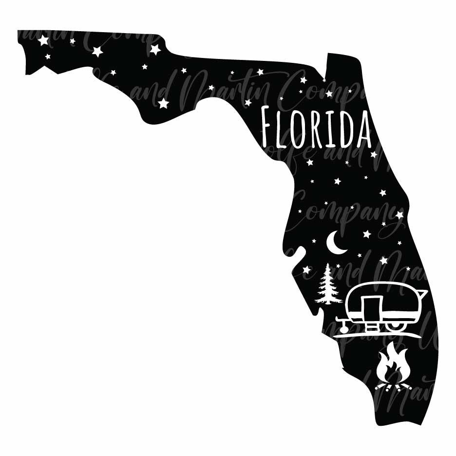 Florida PNG, JPEG and SVG - Instant Download, Do It Yourself Graphic ...