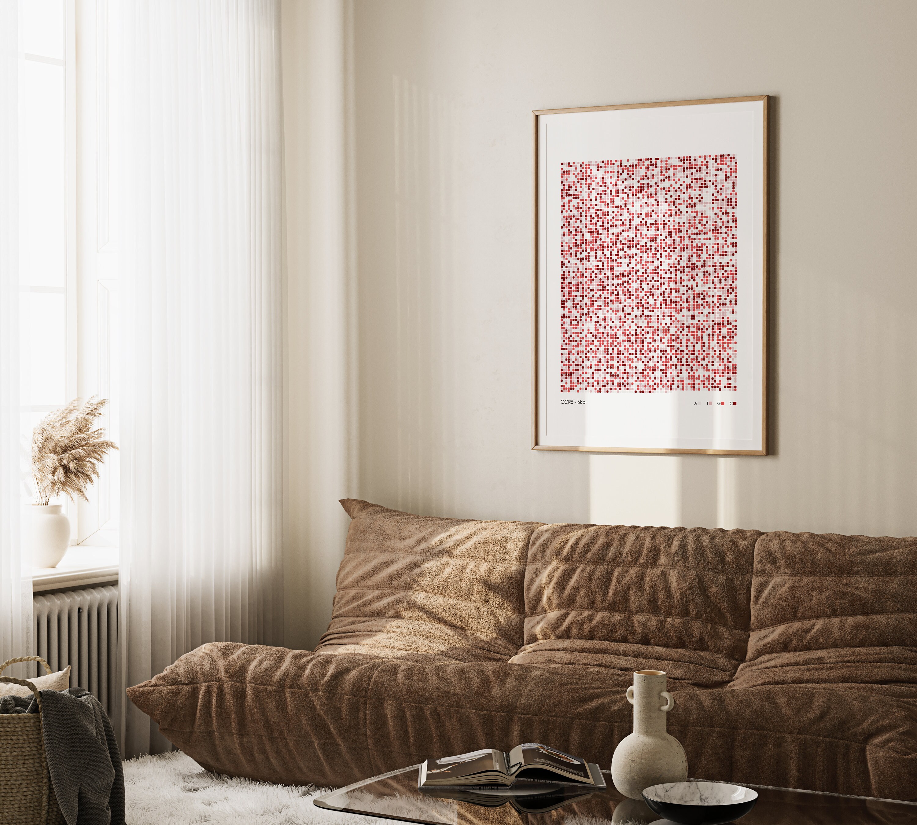 Custom Sequence DNA Print RNA, Nucleic Acid Gene Immunology Poster ...