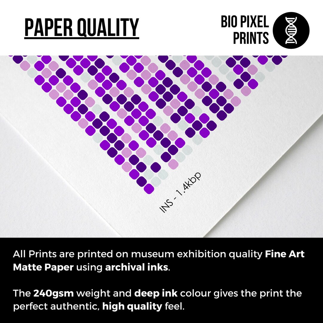 Insulin INS Gene Sequence Print Diabetes DNA Poster Scientist Gift ...