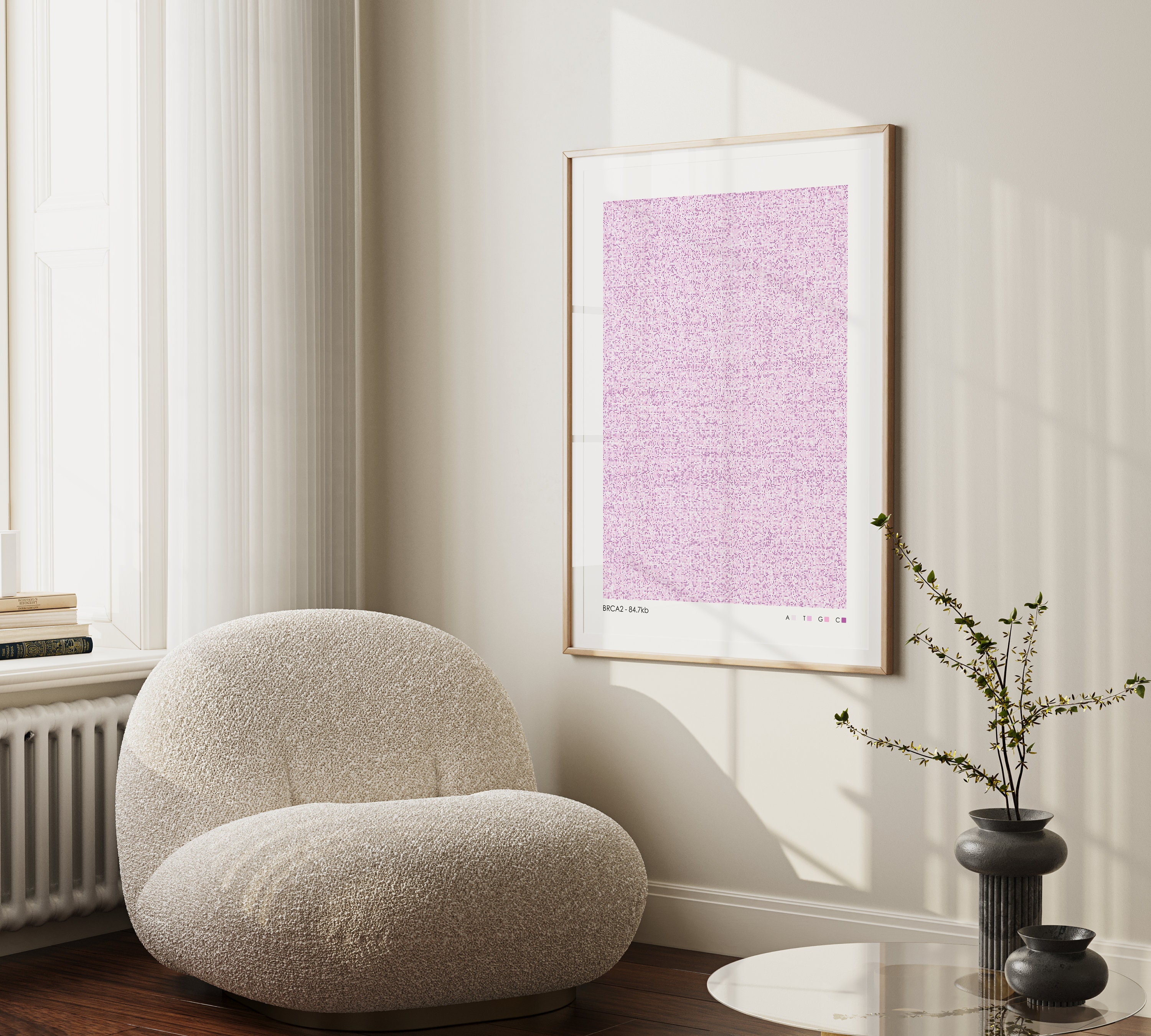 Custom Sequence DNA Print RNA, Nucleic Acid Gene Immunology Poster ...