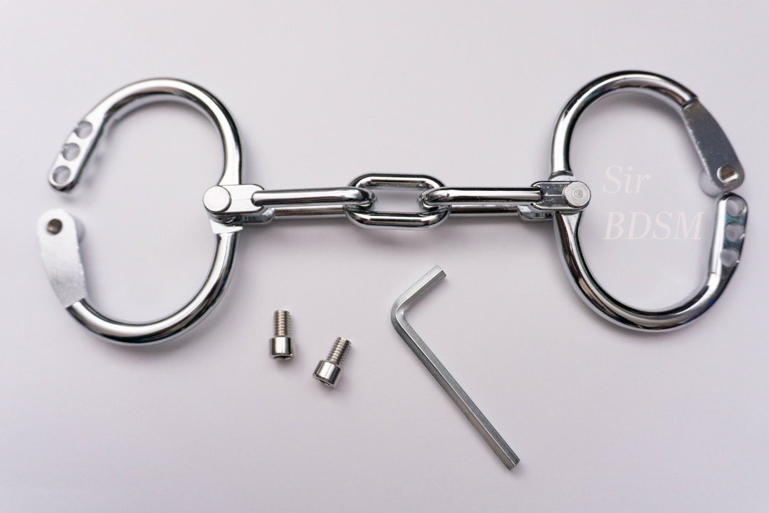 Steel Locking Metal Wrist Shackles With Key - Etsy